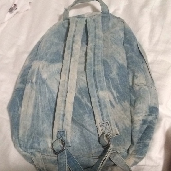 RVCA | Bags | Rvca Acid Wash Denim Backpack | Poshmark